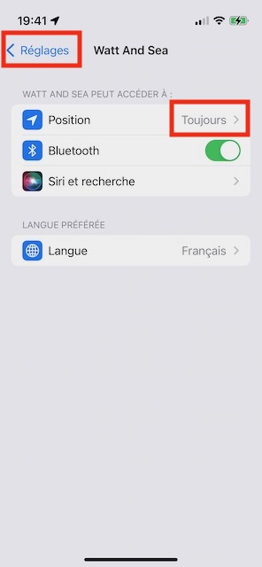 Enable the GPS in the mobile app – Watt And Sea Help center : please ...